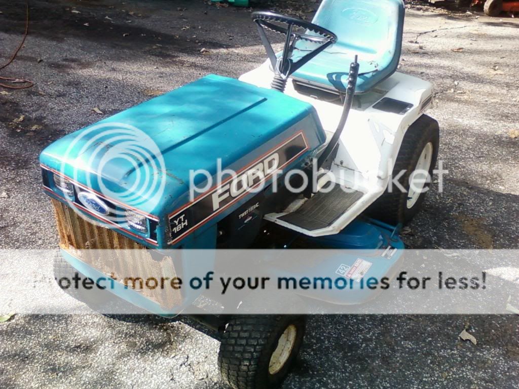My New Ford Yt16H | Garden Tractor Forums